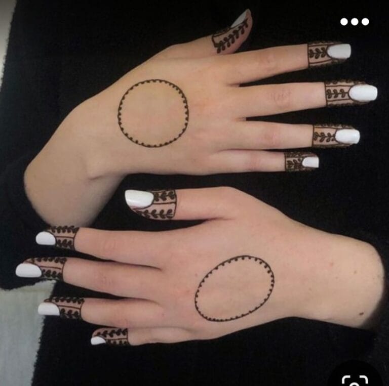 𖤓 10 Gol Tikki Mehndi Designs That Are Simple Yet Stunning 𖤓